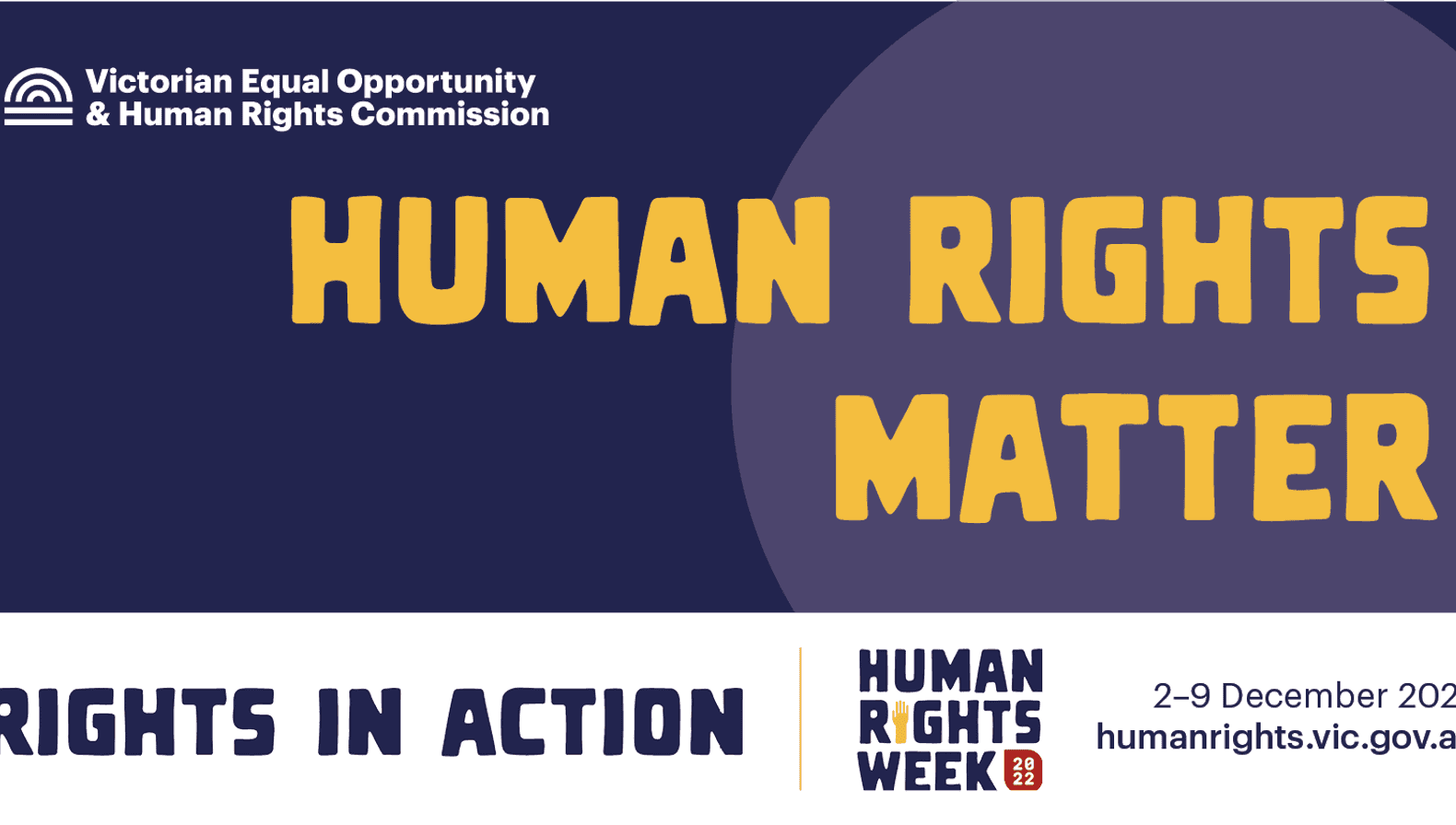 Human Rights Week | Victorian Equal Opportunity and Human Rights Commission