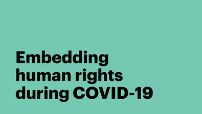 Protecting human rights in closed environments during COVID-19 ...